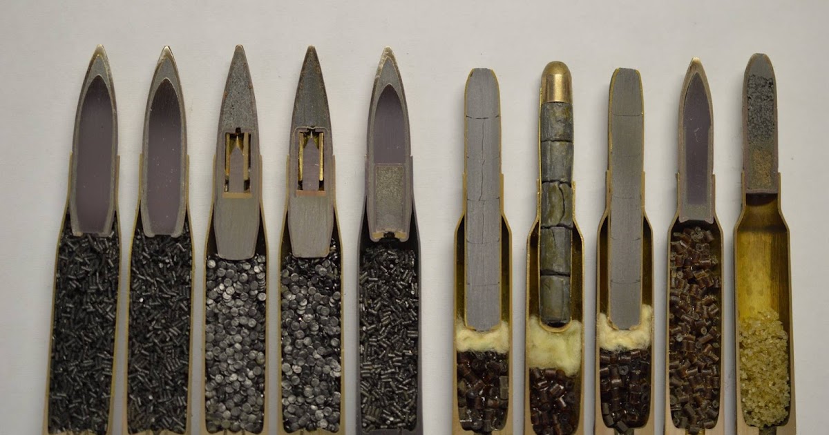Vintage Outdoors: Cutaway (Cut In Half) Views of Various Ammo