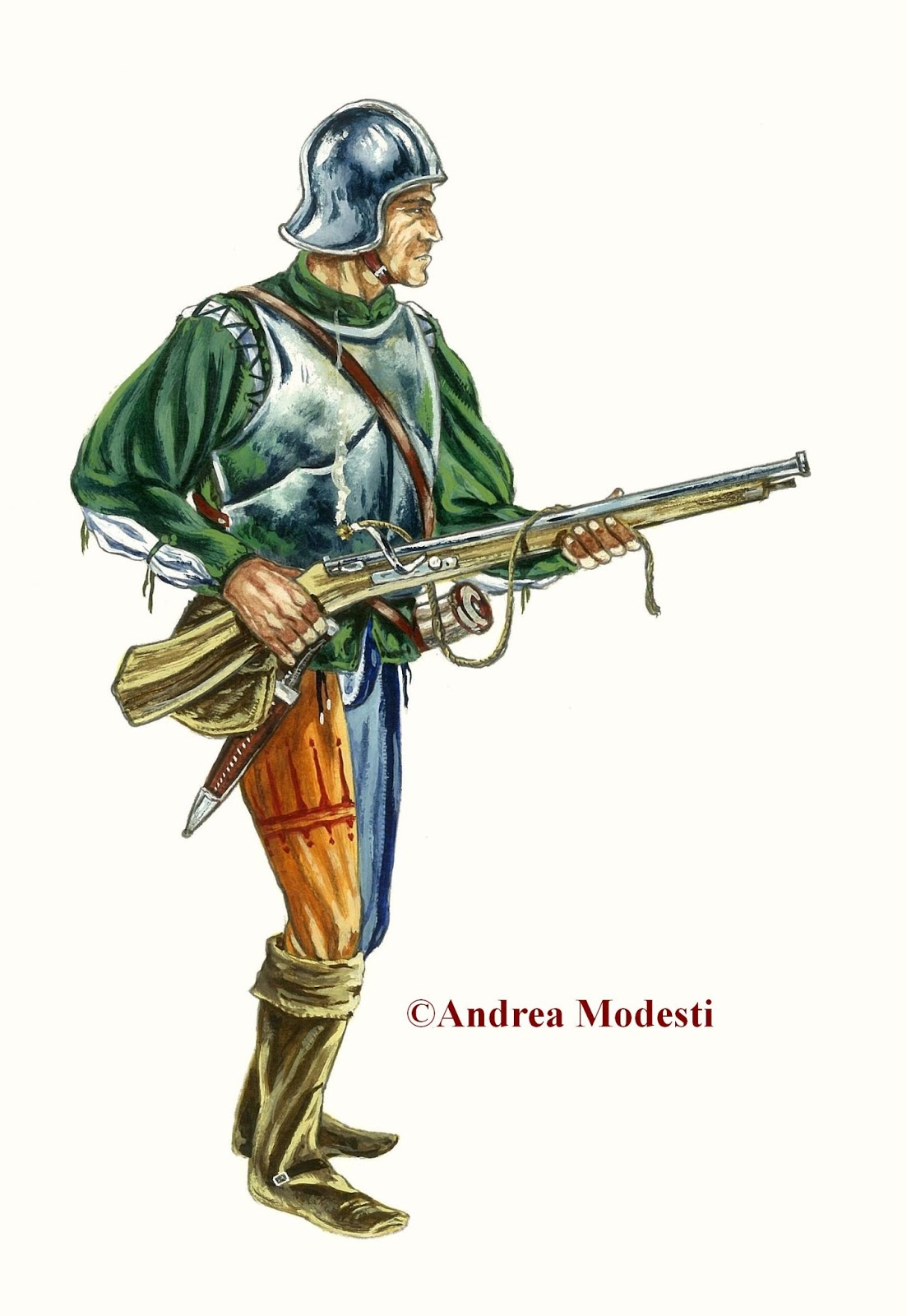 Andrea Modesti Art and Illustration: Venetian Handgunner vs Early ...