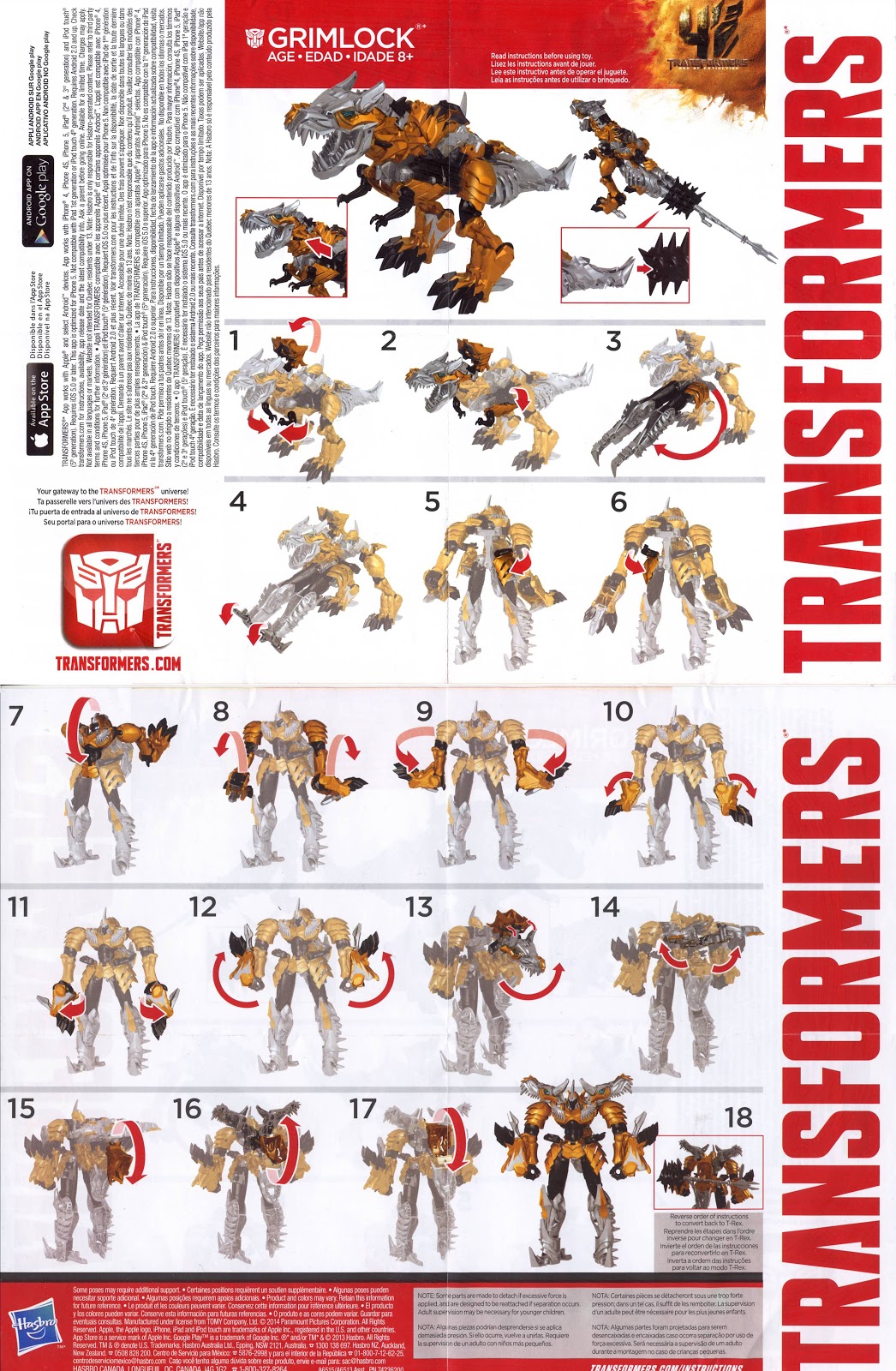 Transformers Reviews: Me Grimlock no Bozo, Me get Review.