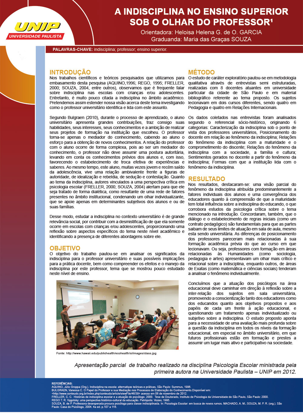 Como Fazer um Banner para Congresso Científico: Pôster para Psicologia ...