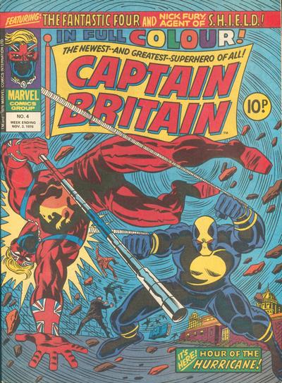 Steve Does Comics: Captain Britain #4. This is the story of the Hurricane.