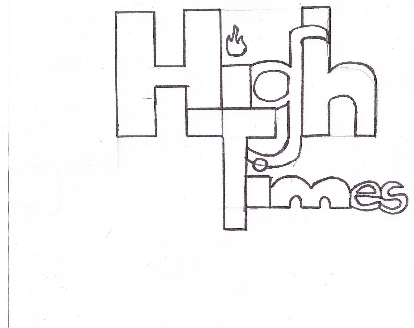 Kareem Glenn's Portfolio: High Times Logo