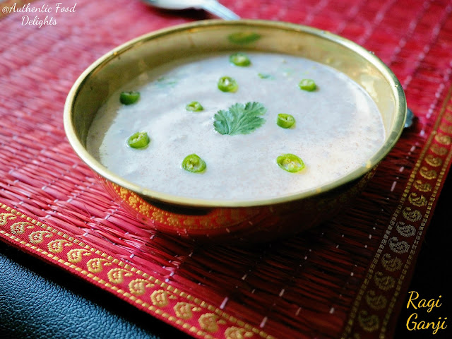 Authentic Food Delights: Ragi Ganji