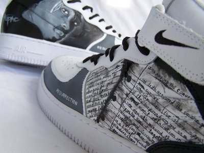 Nike Tupac Shoes High Tops | Nike Sb Dunk Skate Shoes