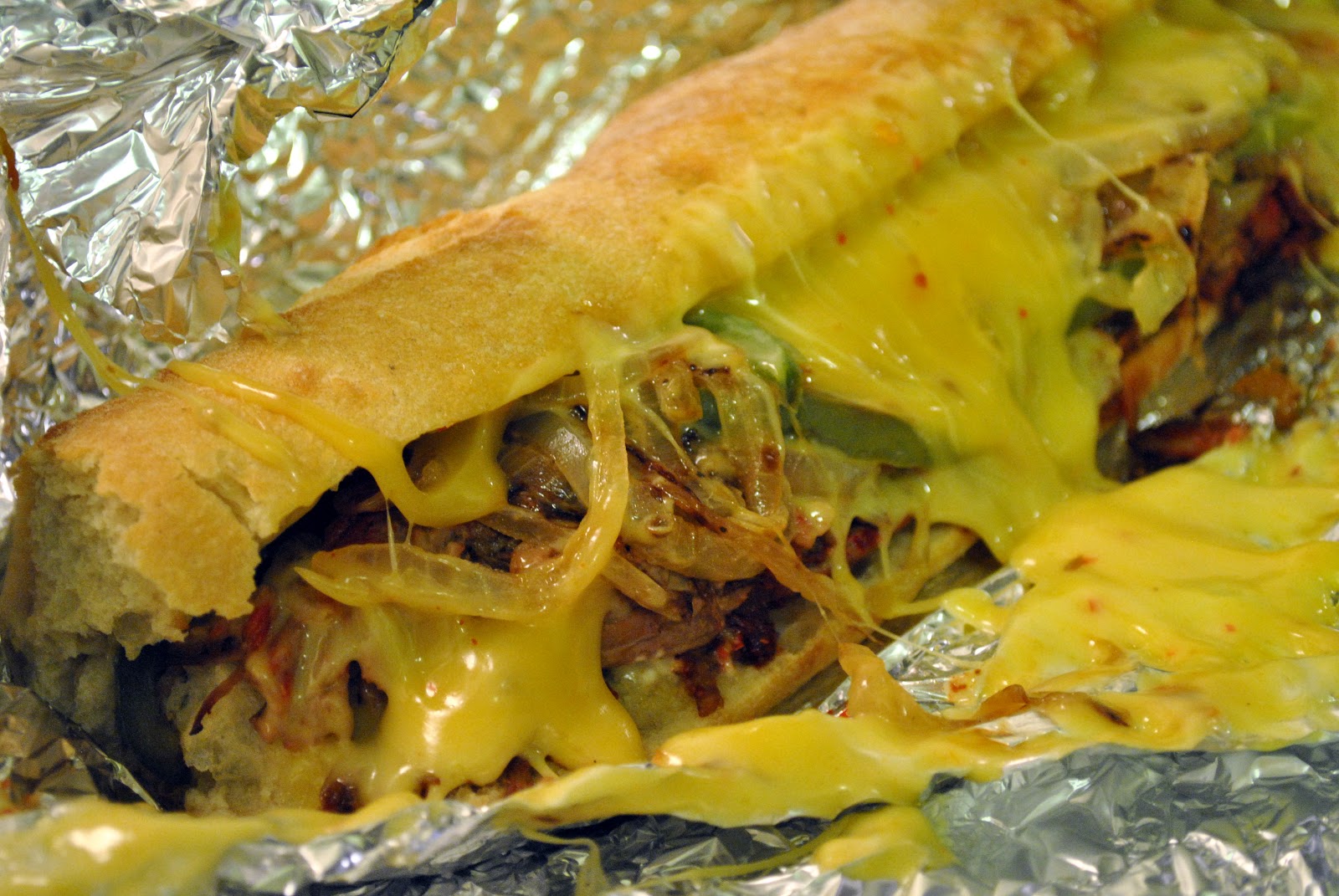 Foodette Reviews: Yancey's Fancy Tandoori Gouda Cheesesteaks
