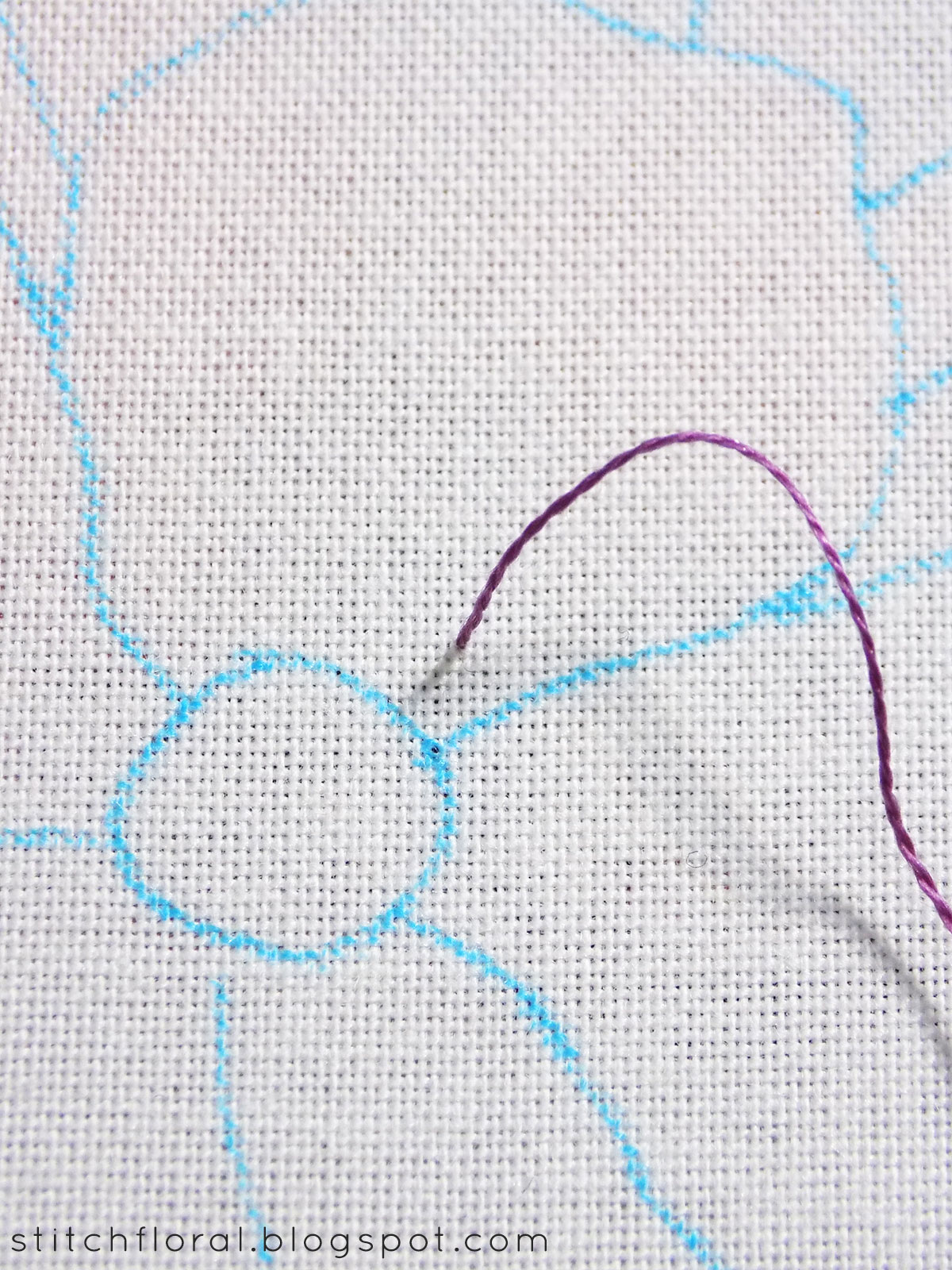 5 ways to start thread in hand embroidery - Stitch Floral