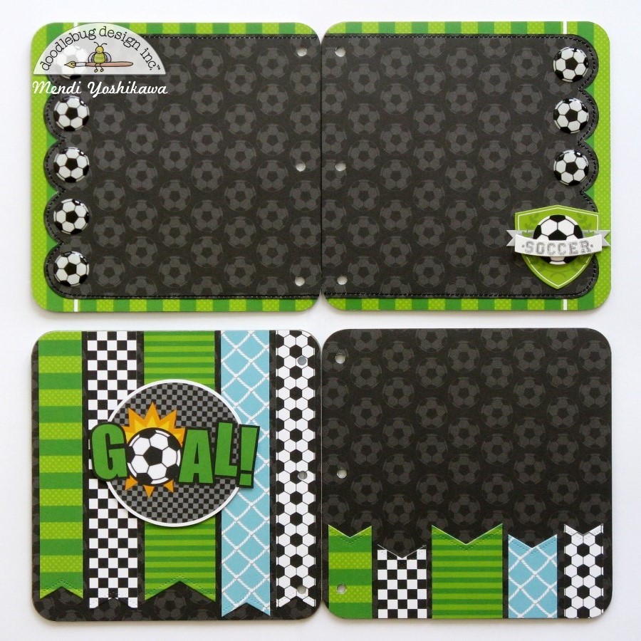Doodlebug Design Inc Blog: Goal! Collection: Soccer Star Mini Album by ...