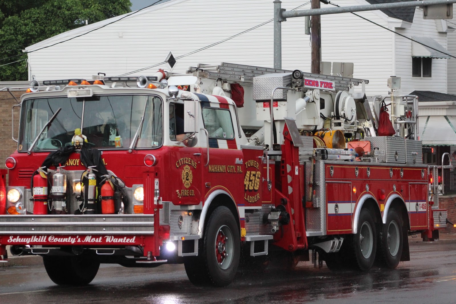 Friendship Fire Company Kicks Off Block Party with Fire Truck Parade