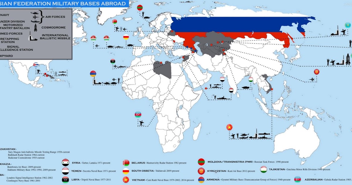 Kod Władzy: Gdzie się znajdują rosyjskie bazy wojskowe?