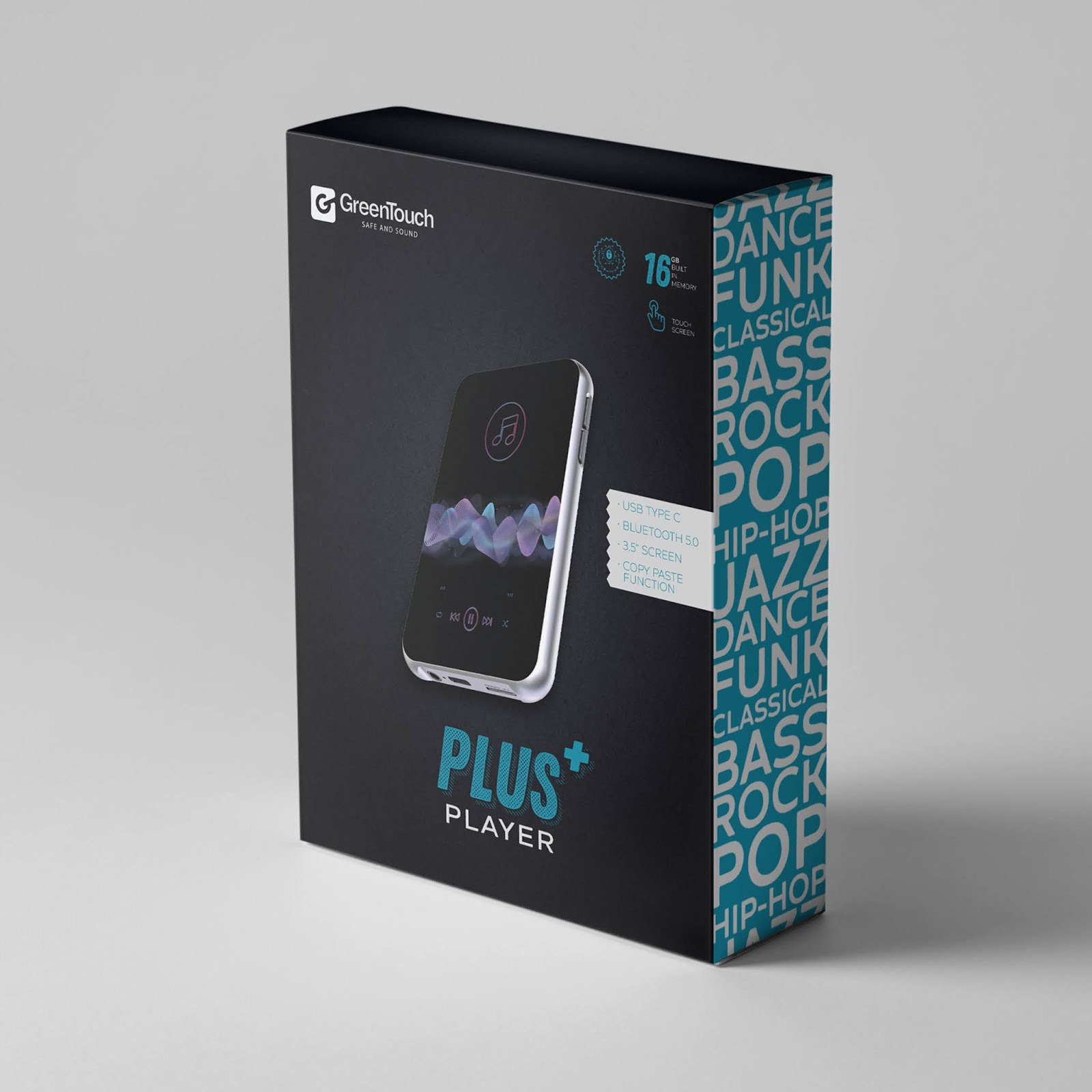 GreenTouch MP3 Player – Packaging Of The World