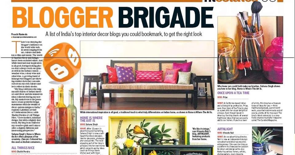 The Design Enthusiast: House Beautiful: At Home With Disha