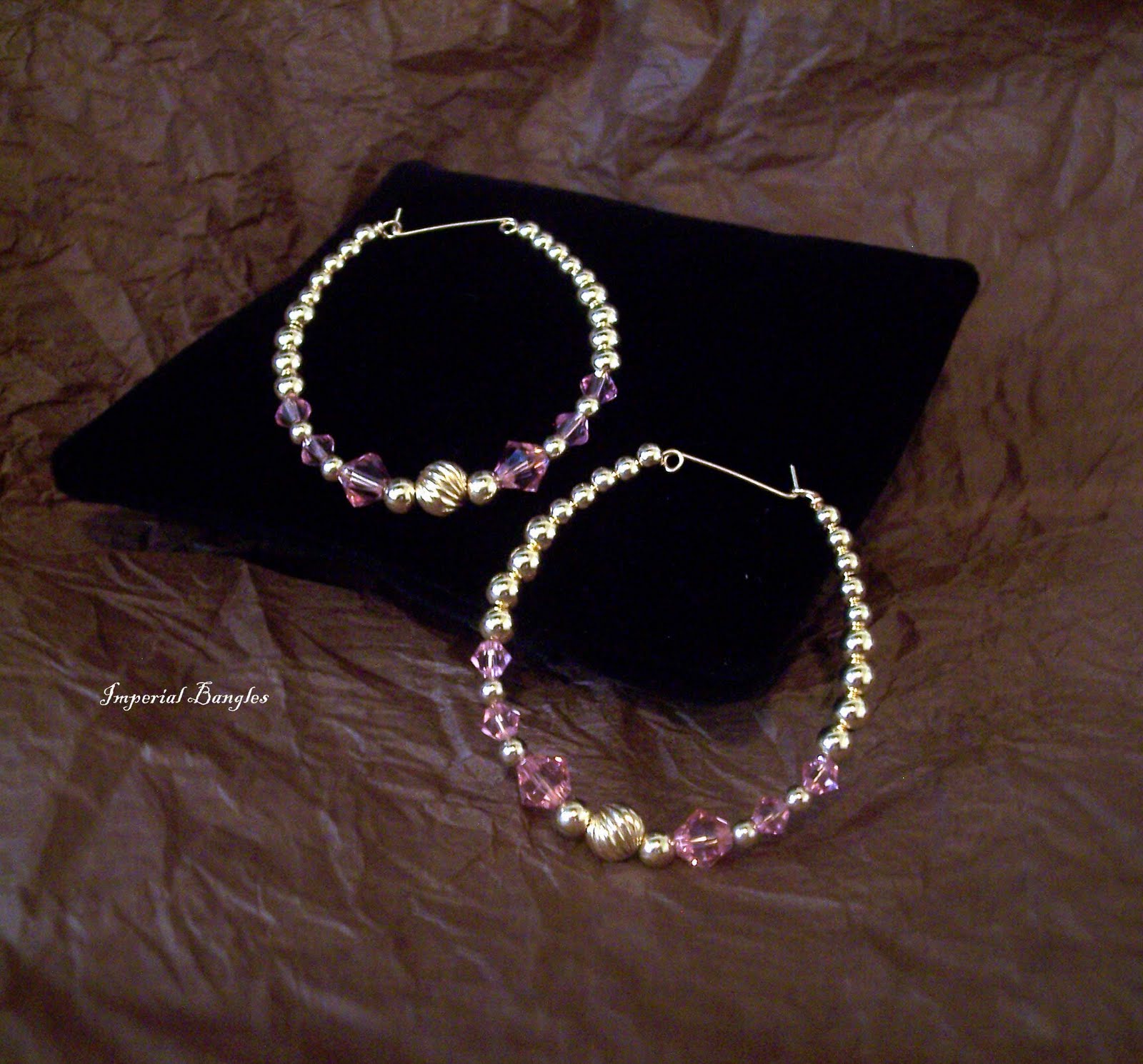 Imperial Bangles: Gold Filled Bangle Earrings