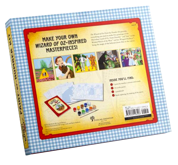 Curiozity Corner: Wizard of Oz Paint-By-Numbers by Randy Roberts