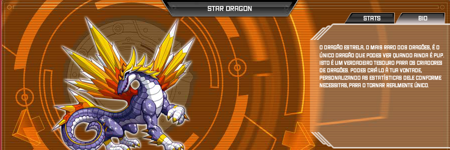 Invizimalizando :): Características InviZimals-Dragão Estrela