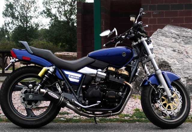 1986 Yamaha Radian YX600 Blue Streetfighter - Yamaha Old Bikes List