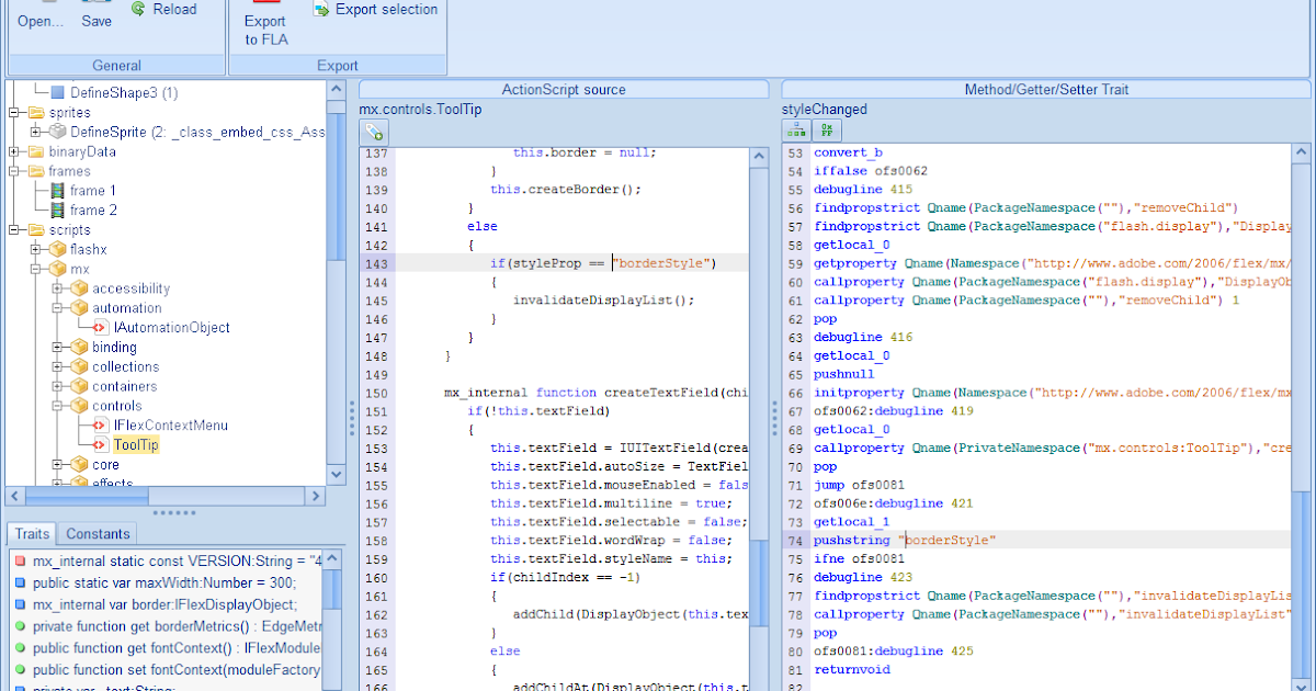 F.L.A.S.W.F: Free SWF Decompilers!