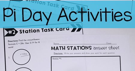 Kelly McCown: Pi Day Math Stations Middle School