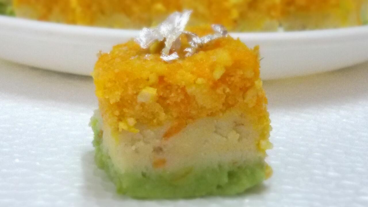 Bongtaste : TIRANGA OR TRICOLOUR SANDESH (A INDIAN DESSERT WITH THREE ...