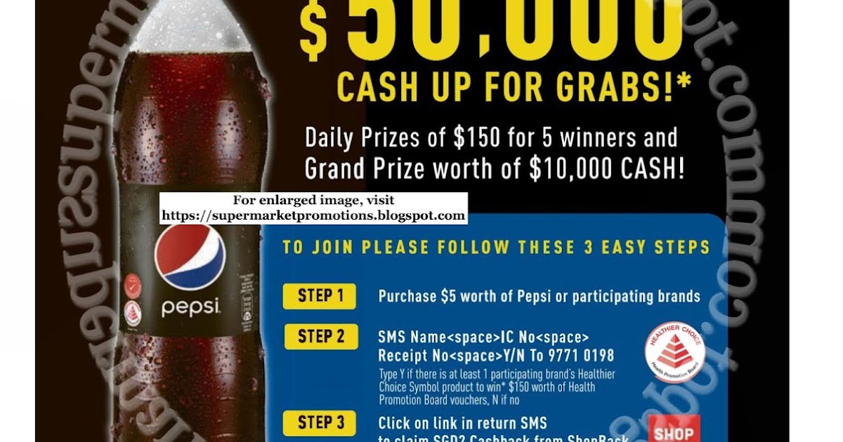 Pepsi Win Big With Pepsi Promotion 23 - 31 July 2018 ~ Supermarket ...