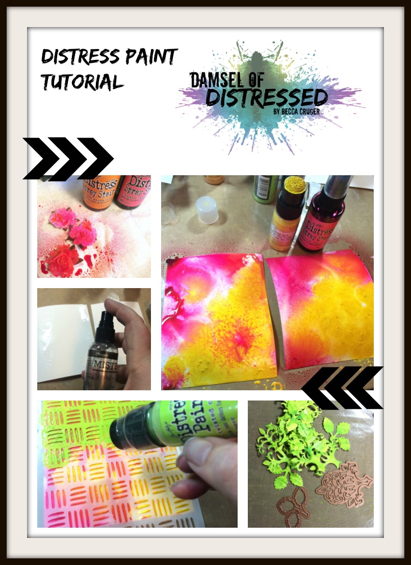 The Damsel of Distressed Cards: Playing Around with Distress Paints ...