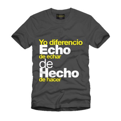 What does this 'echar' T-shirt mean? | SpanishDictionary.com Answers