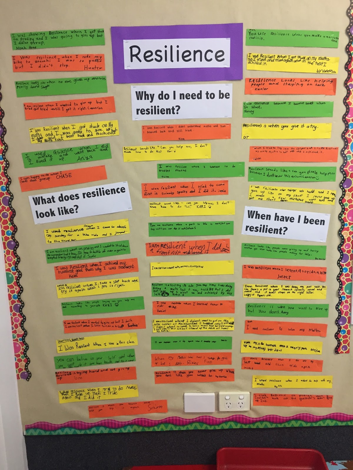 Pod 4 Hurupaki School: Resilience