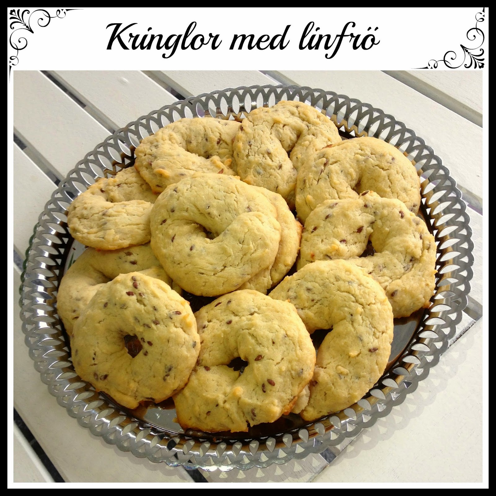 Linda´s Goda: Kringlor med linfrö