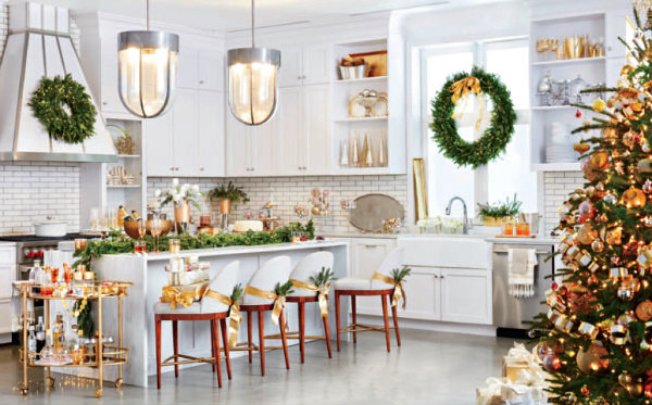 ciao! newport beach: beautiful christmas kitchens