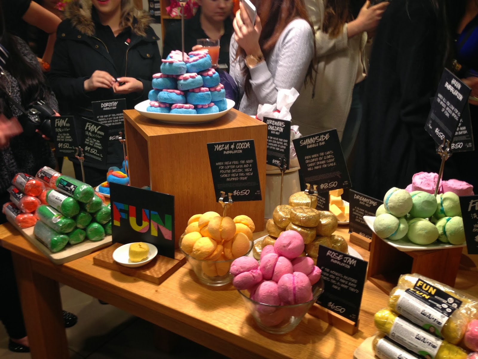 LUSH first date event with Melbourne Blogger/Vloggers