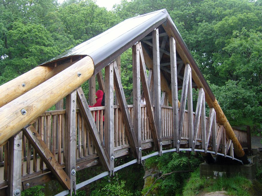The Happy Pontist: Scottish Bridges: 22. Bracklinn Falls Footbridge