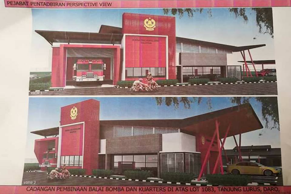 Segerakan Kerja-Kerja Pembinaan Balai Bomba Dan Penyelamat Daro ...