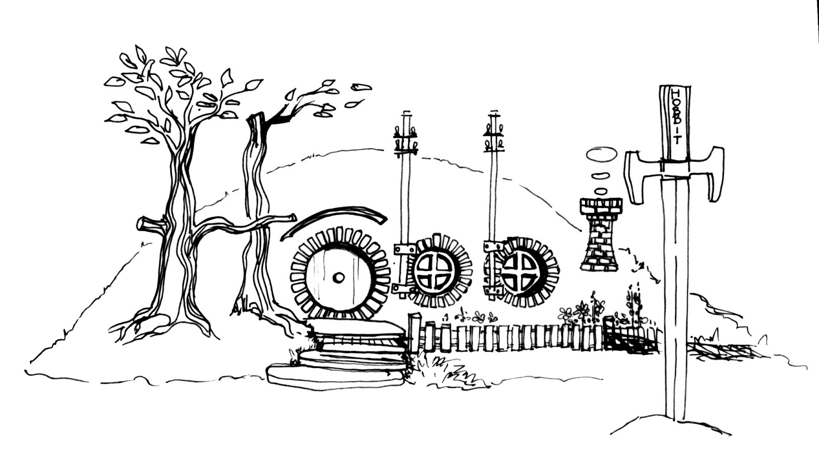 Malowanki Krychy : Hobbit wersja I chyba nie ostatnia....