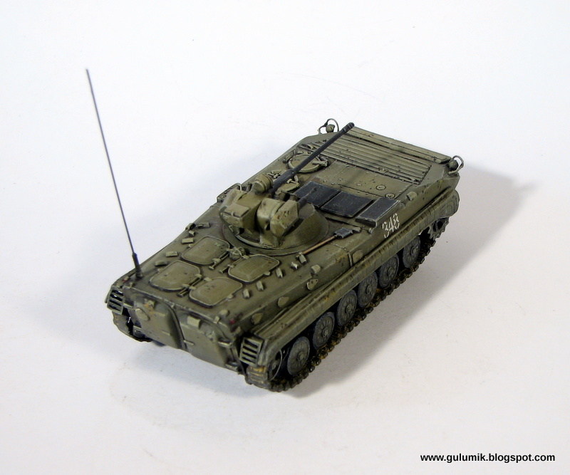 Gulumik Military Models: BMP-1 with BPPU turret and 2A42 cannon 1/72
