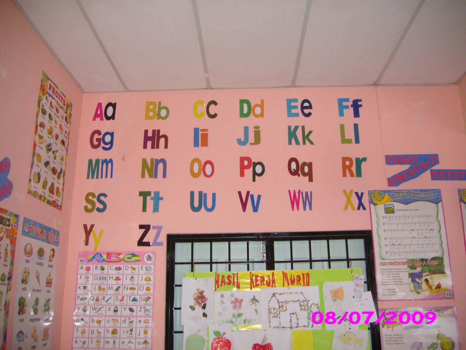 Prasekolah SK Sultan Yussuf: Sudut - Sudut Dalam Kelas Prasekolah