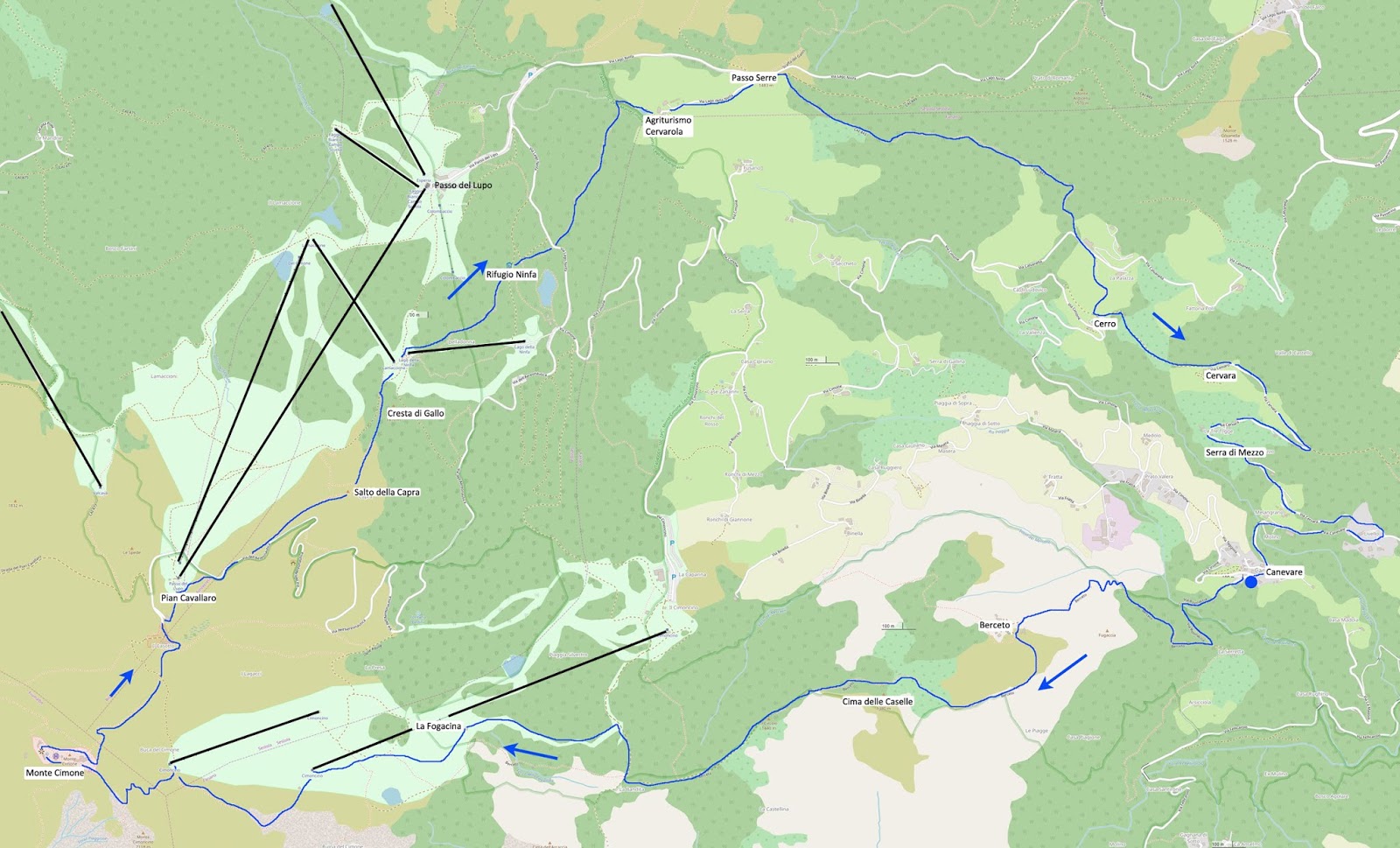Escursionismo a 360°: Monte Cimone (da Canevare)