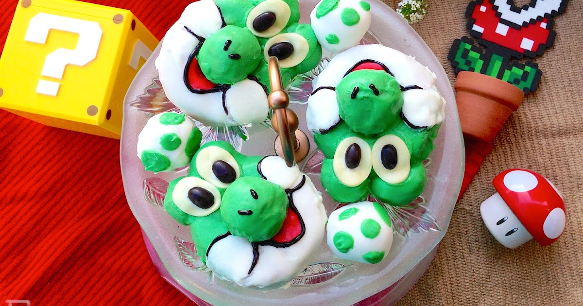 Fiction-Food Café: Yoshi Doughnuts for "Mario Bros." & Yoshi's Island ...