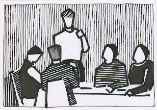 Un dibujo por día: El discurso