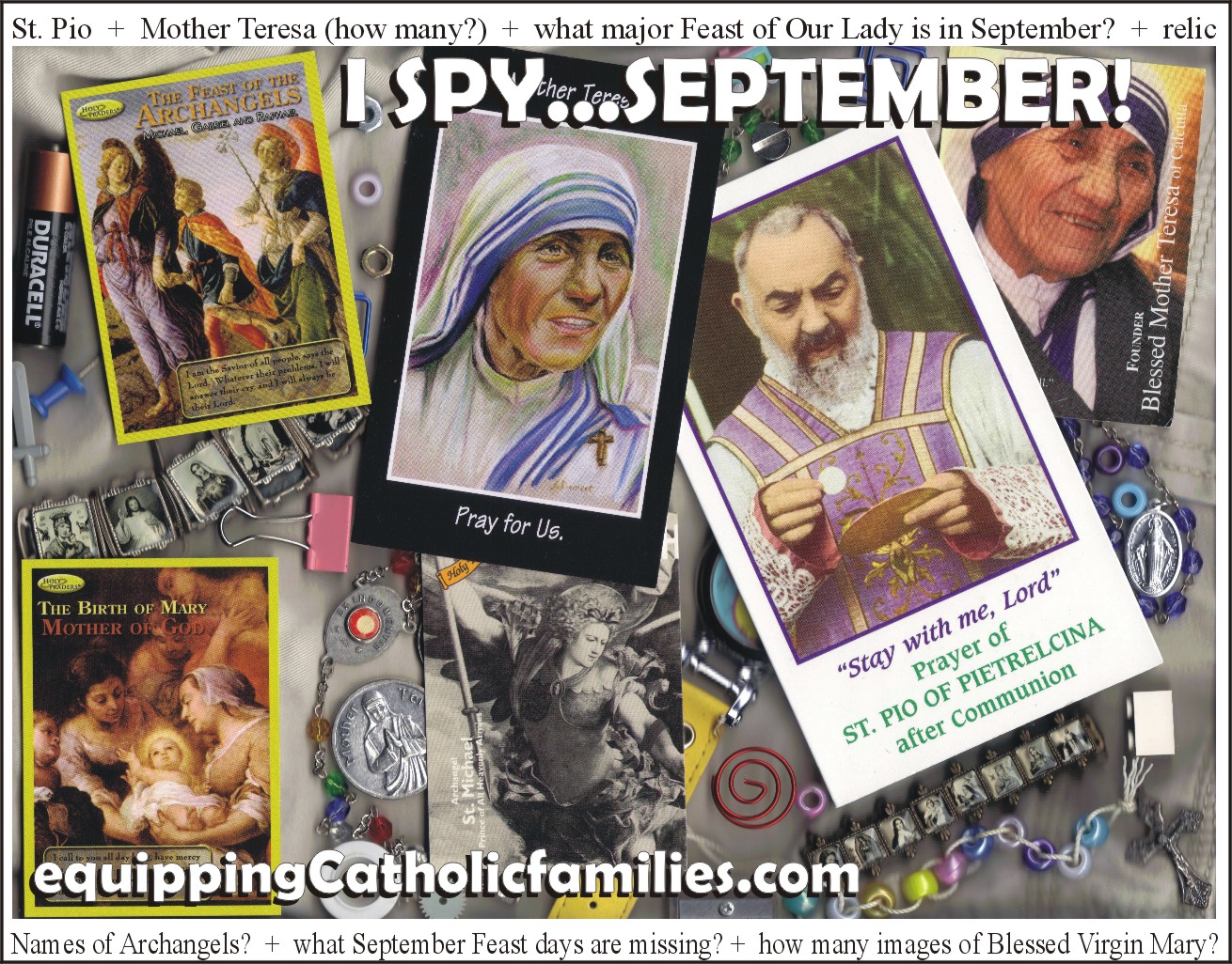 I Spy...September! - Equipping Catholic Families