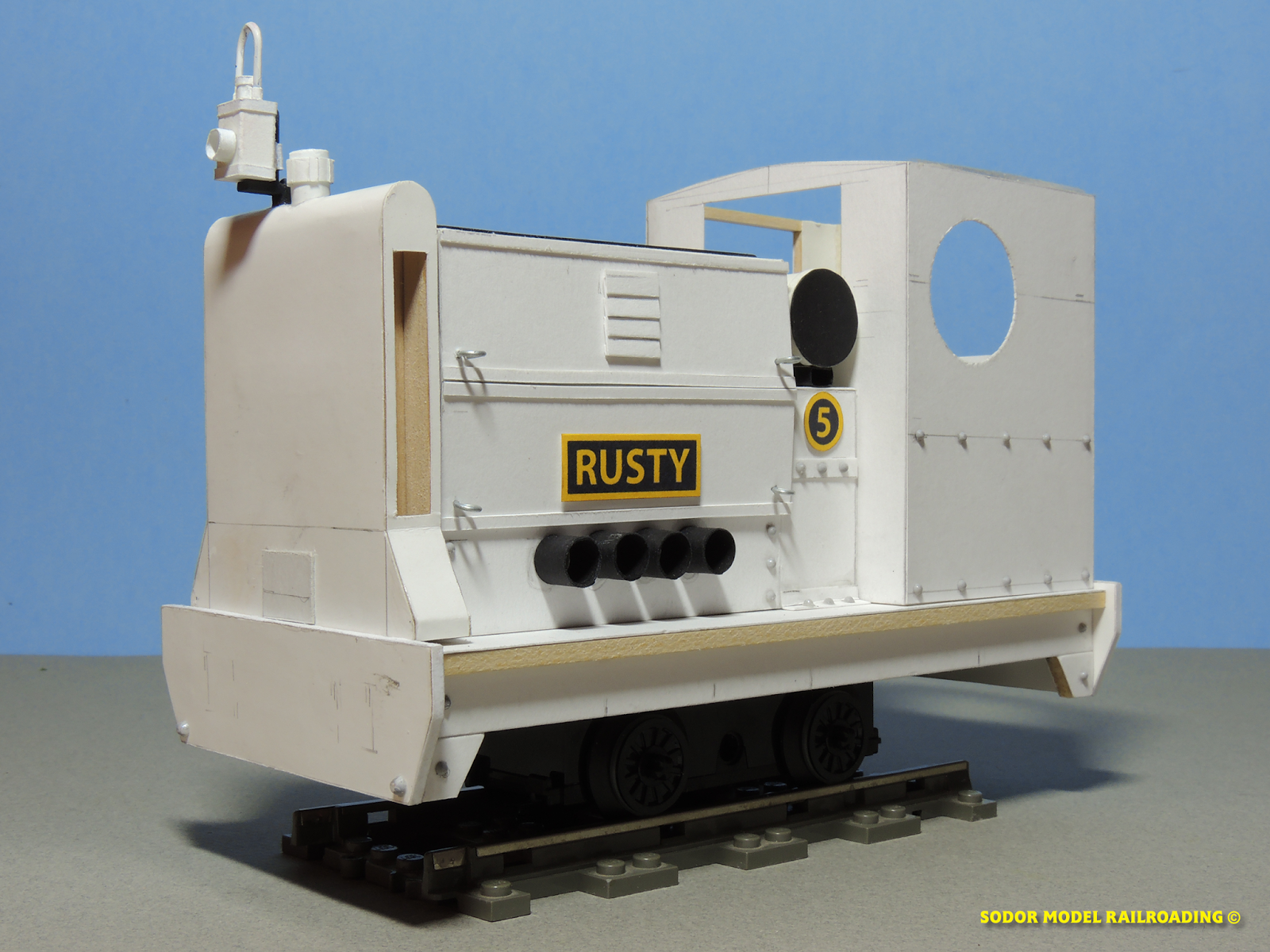 SodorModelRailroading: Scratch-Building Rusty | 16mm Scale