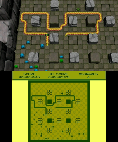 Sssnakes — Versão do clássico para celulares está a caminho do 3DS ...