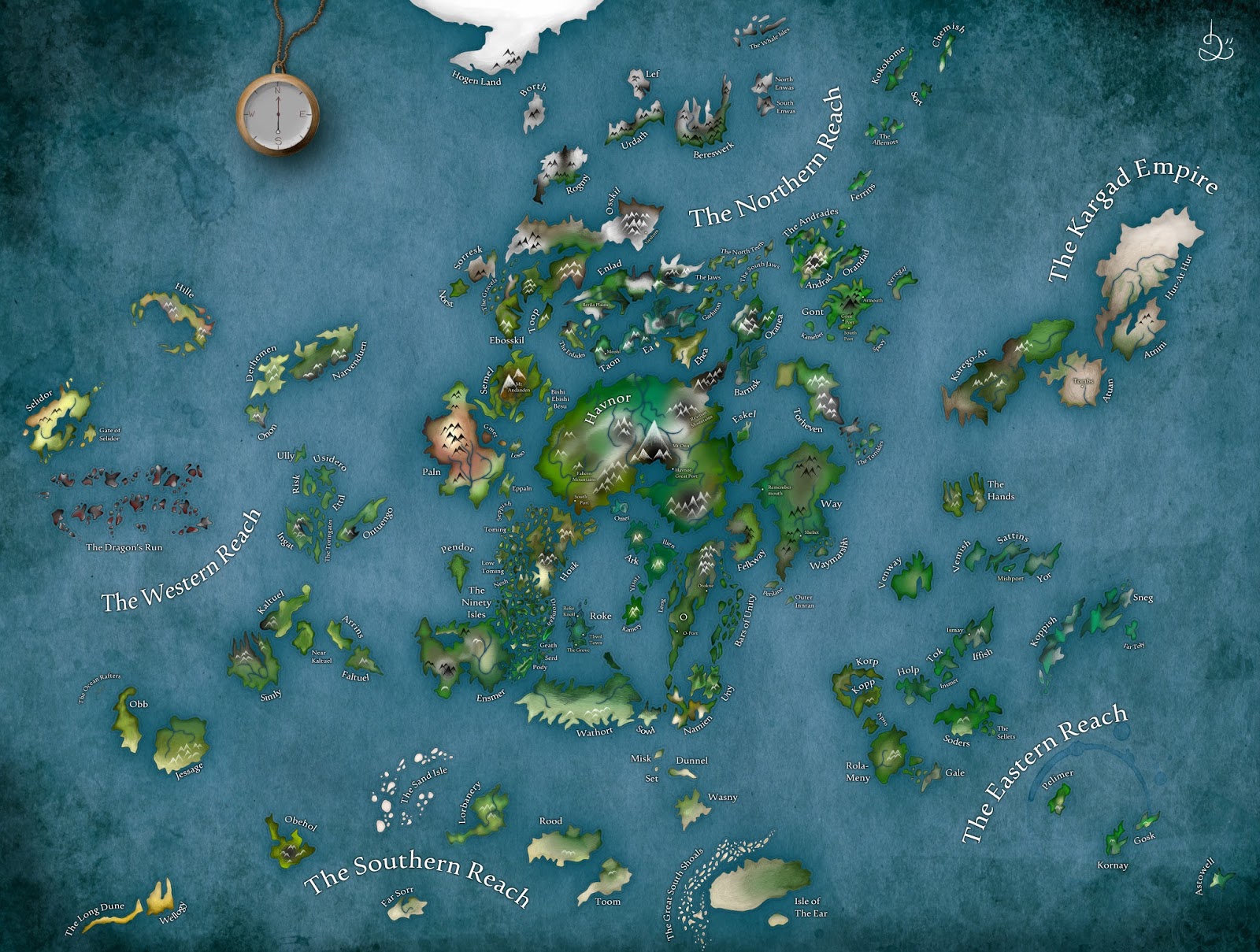 Nerdovore: Maps of Earthsea