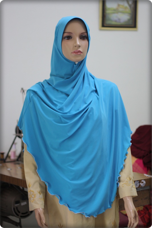 AFIA COLLECTIONS: Tudung Scallop Twist-XXXL