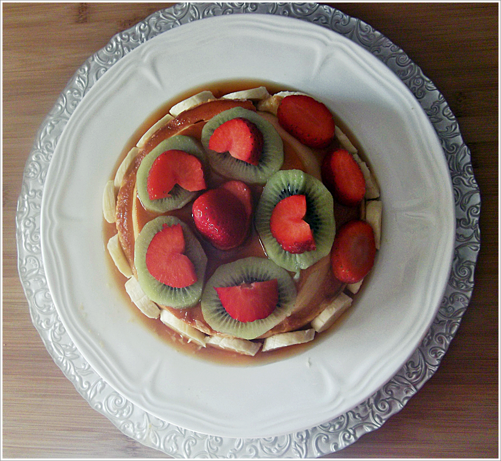 La cocina de Mari & Nuri «let's cook!» : Flan de huevo con frutas ♦