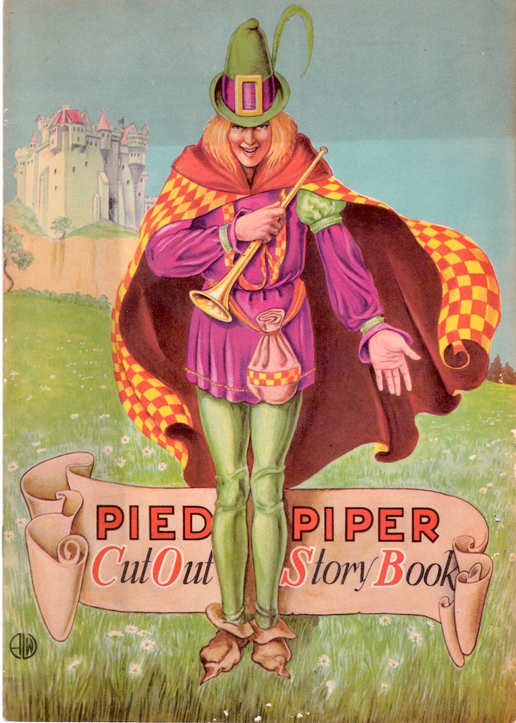 The Paper Collector: The Pied Piper cut out story book, c. 1930s