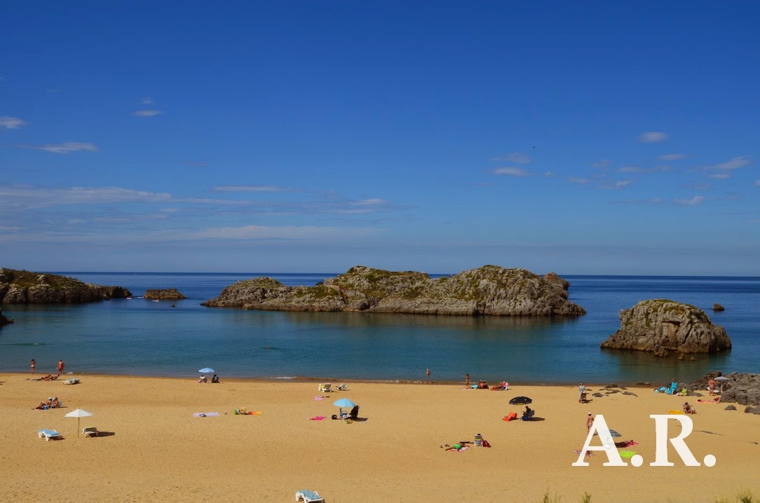 Fotografía Playa de Ris en Noja. Verano. Landscapes of Spain. Ris ...