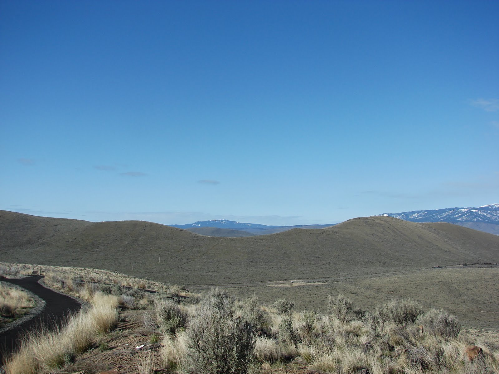 Along the Oregon Trail in Baker County, Oregon: today, looking across ...