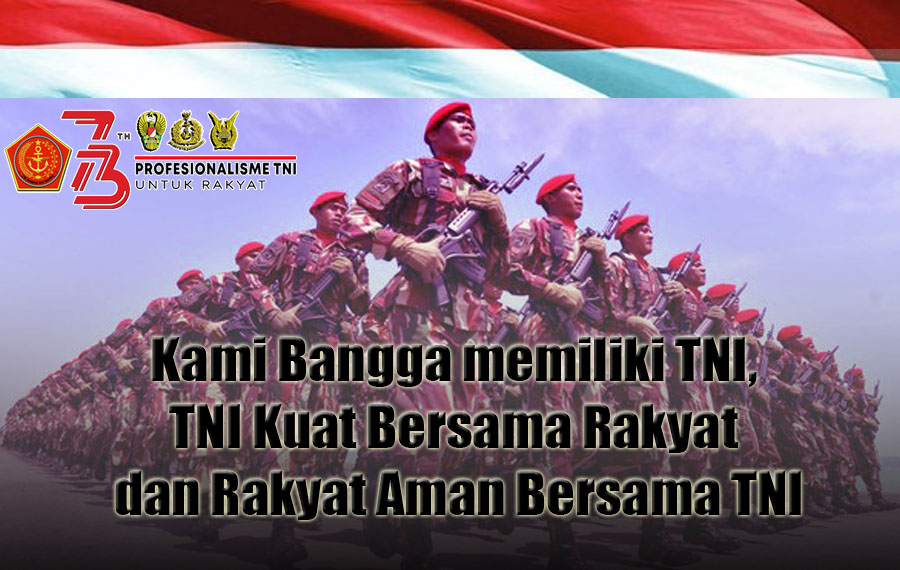 Ucapan Selamat Hari Tentara Nasional Indonesia | HUT TNI ke 73 ...