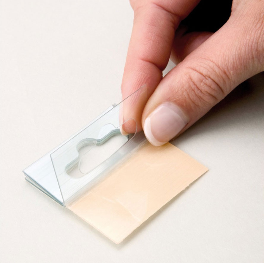 Plastic Adhesive Hang Tab: Hang Tabs With Back Adhesive