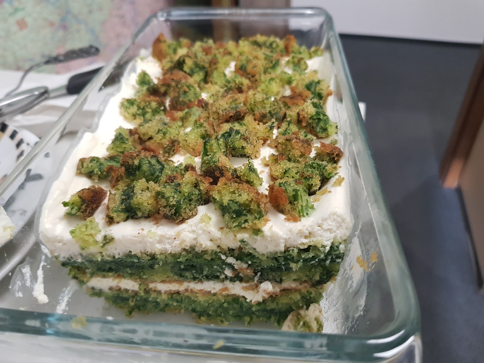 Foodoptions and Flavours: Ispanakh Kek -Turkish Spinach Cake