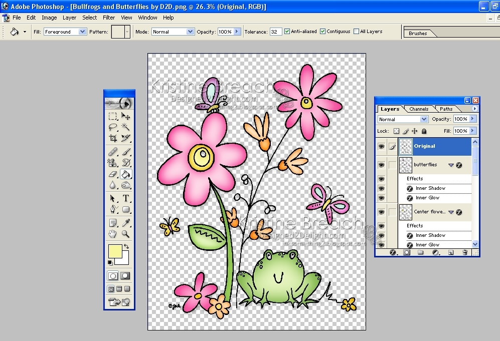 Tutorial - Coloring Digis in Photoshop